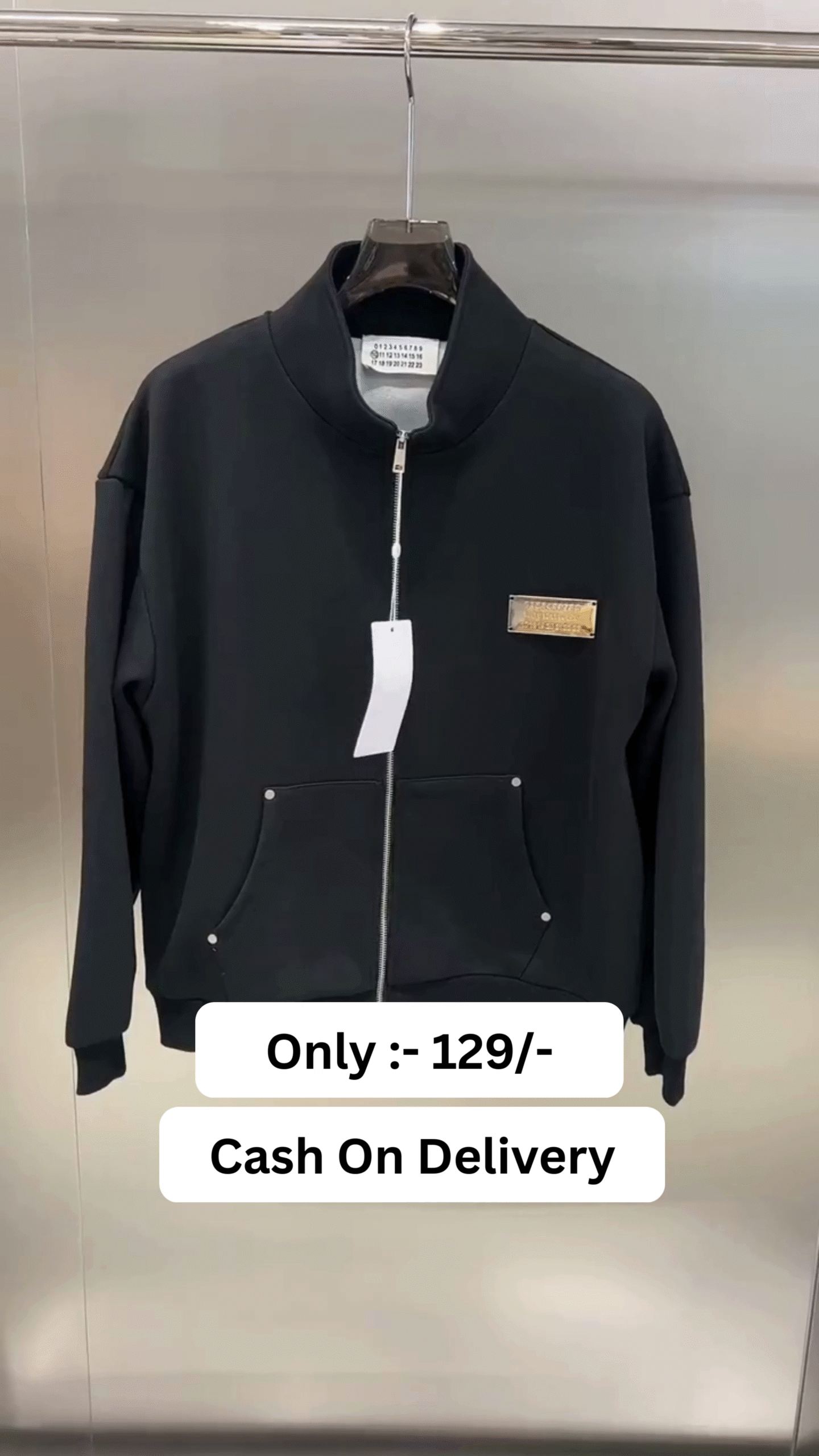 Logo-Tag Reversible Hooded Jacket – Two-in-One Style, Maximum ...